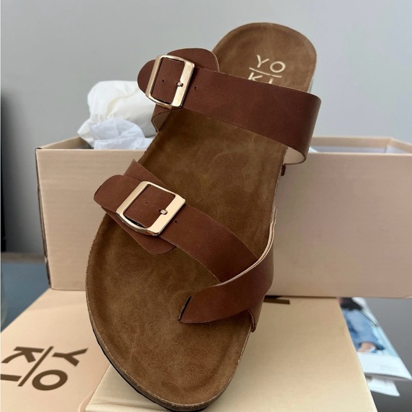 Yoki | Shoes | Footbed Sandals | Poshmark
